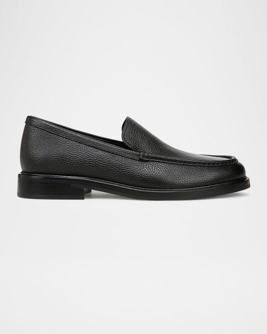 Vince Rafael Leather Loafers in Black for Men | Lyst
