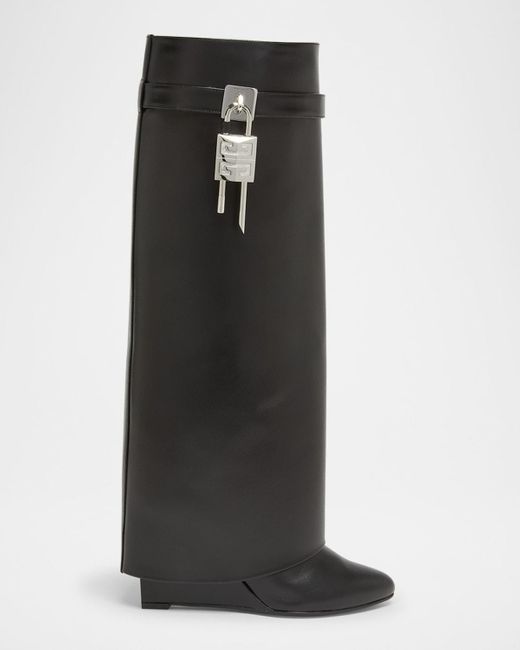 Givenchy Shark Boots Wide Calf