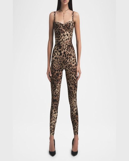 Dolce & Gabbana x SKIMS Skims Body Catsuit in White | Lyst