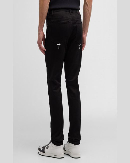 RTA Bryant R. I.P. Skinny Jeans in Black for Men | Lyst