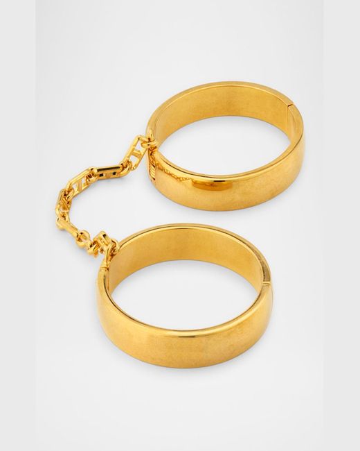 Tom Ford Whitney Double Bangle Bracelet in Yellow | Lyst