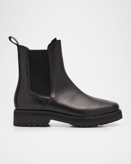 Rag & Bone Corey Leather Chelsea Boots in Black | Lyst