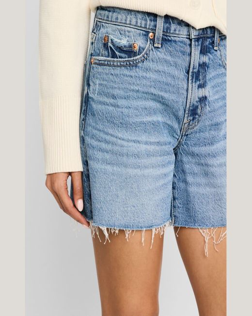 Pistola Kennedy Cut-Off Denim Shorts in Blue | Lyst
