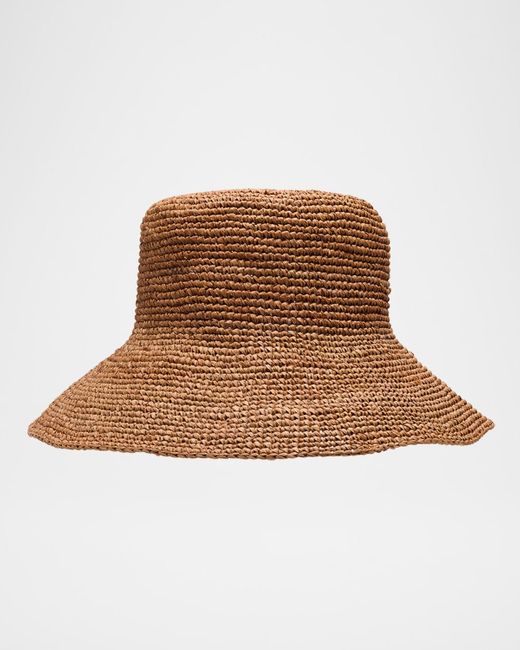 Rag & Bone Jade Raffia Bucket Hat in Brown | Lyst