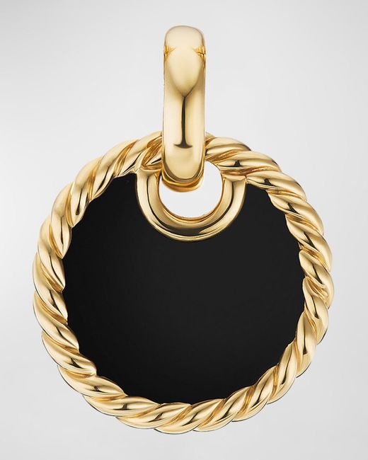 David Yurman Dy Elements Disc Pendant in Metallic | Lyst