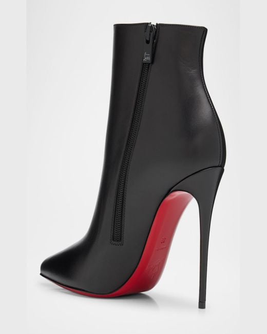 Christian Louboutin So Kate Calfskin Sole Booties in Black | Lyst