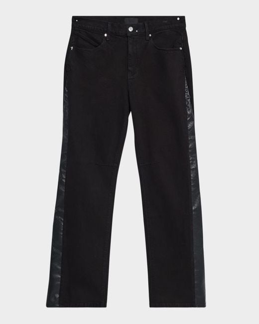 RTA Zed Denim Jeans With Snake Panels in Black for Men | Lyst