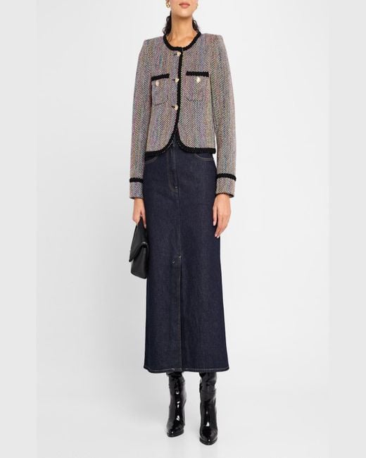 Cinq À Sept Zanda Tweed Jacket | Lyst
