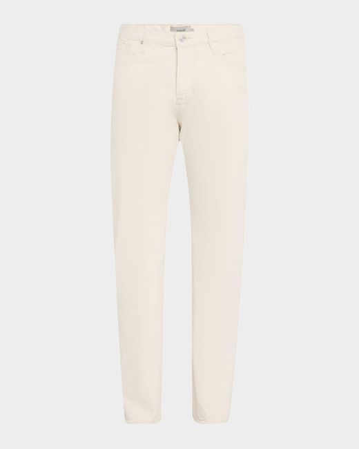 Hudson Jeans Wes Classic Straight-Leg Pants in Natural for Men | Lyst