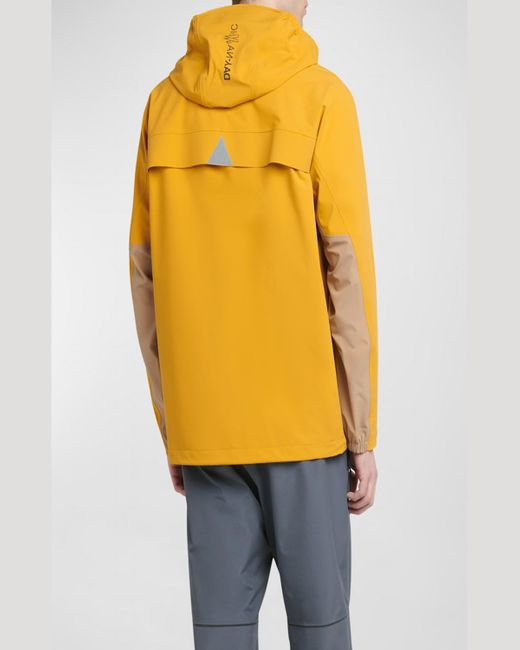 Moncler Orden Hard Shell Jacket in Yellow for Men | Lyst