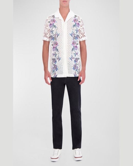 Robert Graham Vine Vista Limited Edition Woven Short-Sleeve Shirt in ...