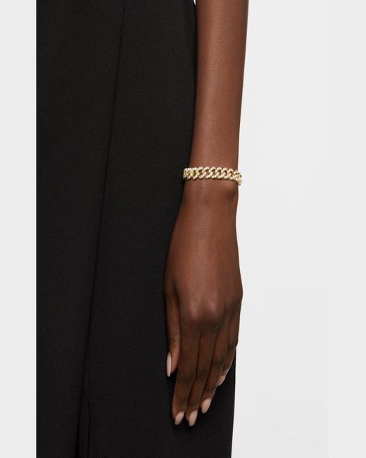 Neiman Marcus 18K Curb Link Diamond Bracelet, 8.5"L, 8.00Tcw in ...