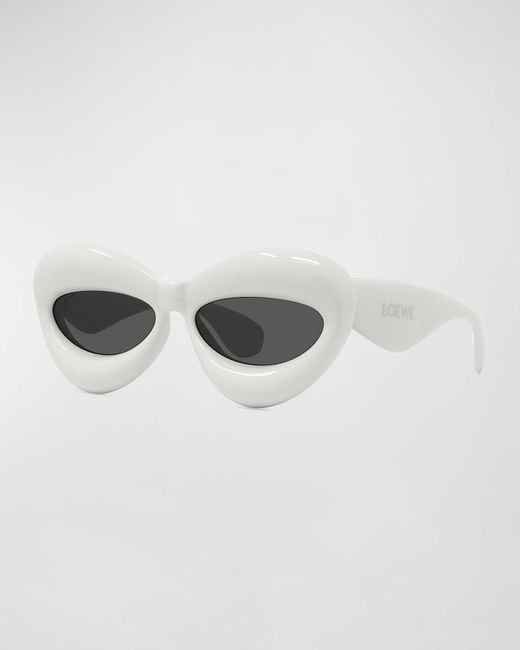 Loewe Inflated Injection Plastic Cat Eye Sunglasses Lyst