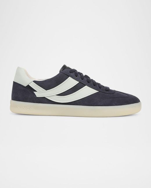 Vince Oasis Suede Low-Top Sneakers in Blue for Men | Lyst