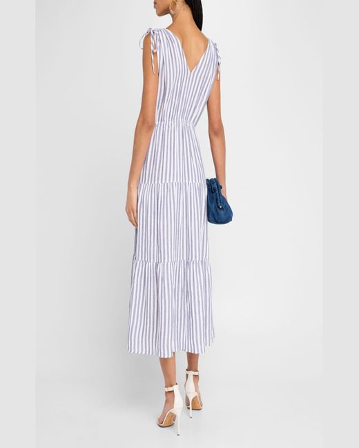 Rails Suzette Striped Midi Dress in Blue | Lyst