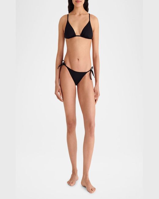 Eres Mouna Triangle Bikini Top in Black | Lyst
