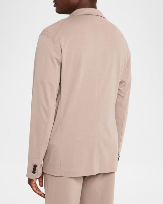 Emporio Armani Apos;S Micro-Textured Viscose Blend Single-Breasted ...
