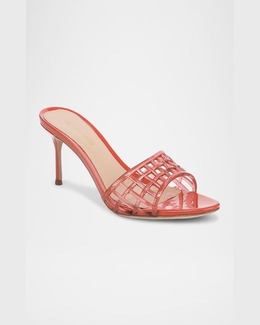 Veronica Beard Tia Jelly Slide Stiletto Sandals in Pink | Lyst