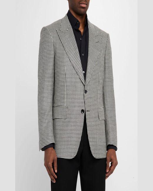 Tom Ford Shelton Houndstooth Sport Coat in Gray for Men | Lyst