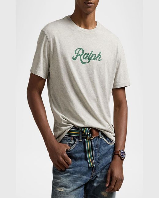 Polo Ralph Lauren The Ralph Script Cotton Jersey T-Shirt in White for ...