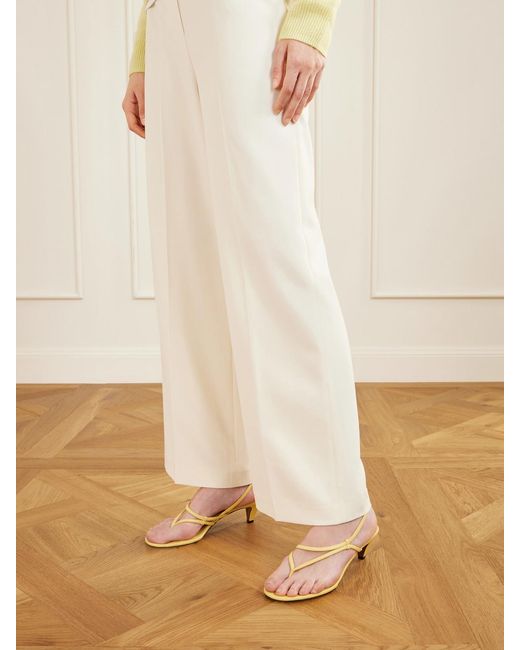 Neous Safi Leather Sandals in Natural | Lyst UK