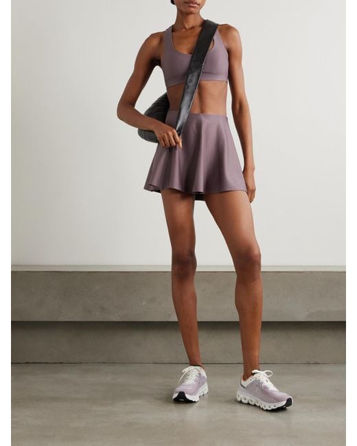 Alo Yoga Down The Line Airlift Skort in Purple | Lyst