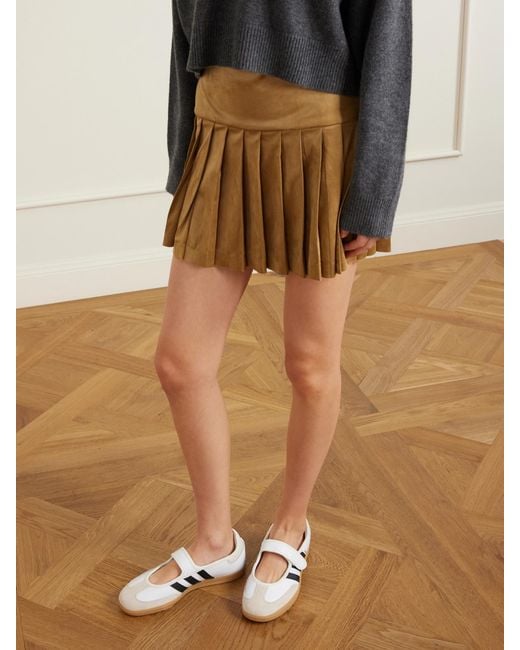 adidas Originals Samba Jane Suede-Trimmed Leather Sneakers in White ...