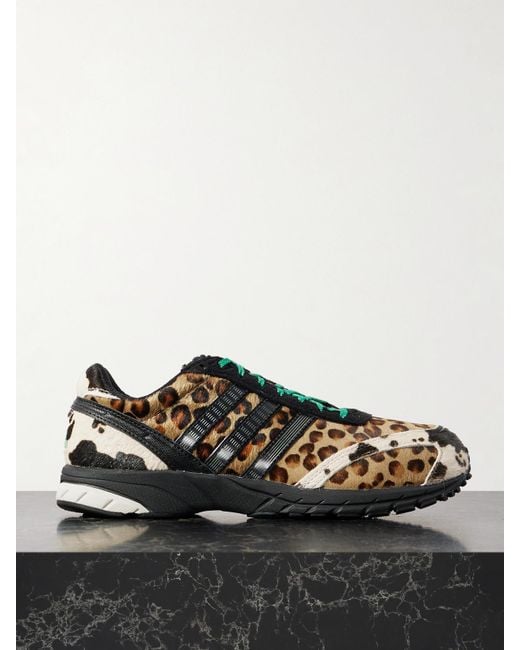 adidas Originals Adizero Adios Og Brushed-Suede And Rubber-Trimmed Pony ...