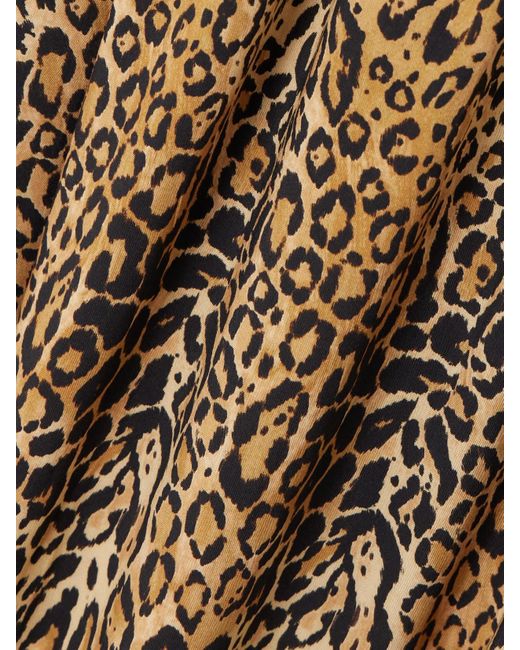 Melissa Odabash Elsa Belted Leopard-Print Jersey Maxi Wrap Skirt in ...