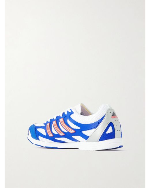 adidas Originals Adizero Pr Rubber-Trimmed Mesh Sneakers in Blue | Lyst