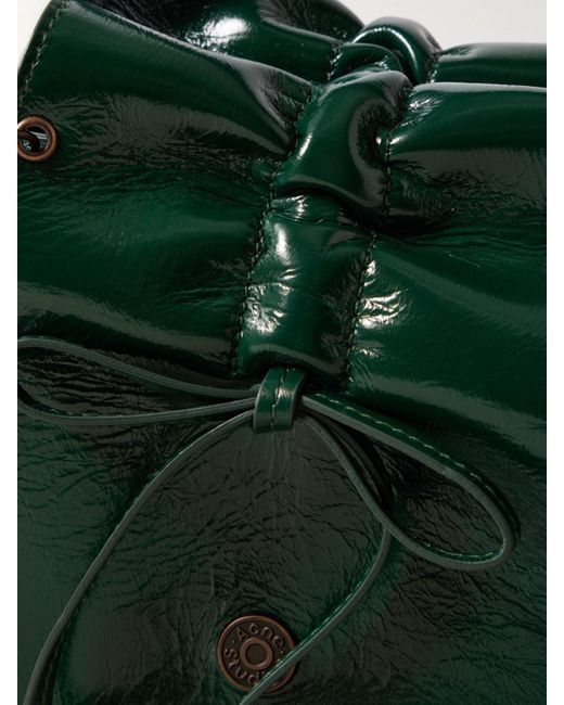 Acne Studios Multipocket Bow-Detailed Embellished Leather Shoulder Bag ...