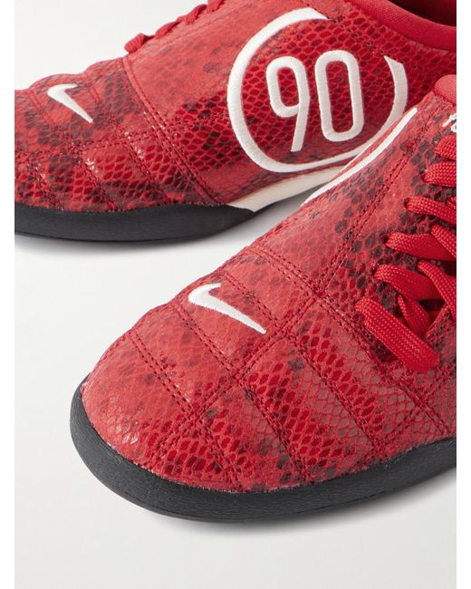 Nike Total 90 Se Embroidered Snake-Effect Leather Sneakers | Lyst