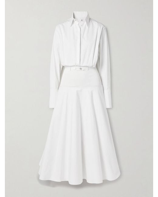 Brandon Maxwell White Dress