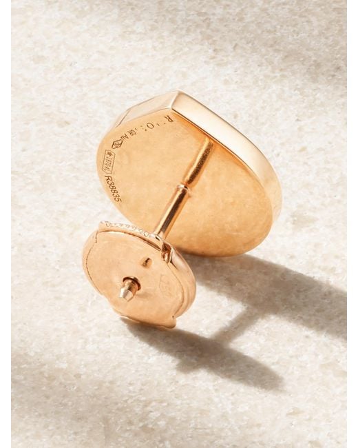Repossi Antifer 18-Karat Rose, Onyx And Diamond Single Earring in ...
