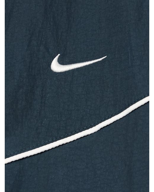 Nike Striped Shell Track Jacket in Blue | Lyst