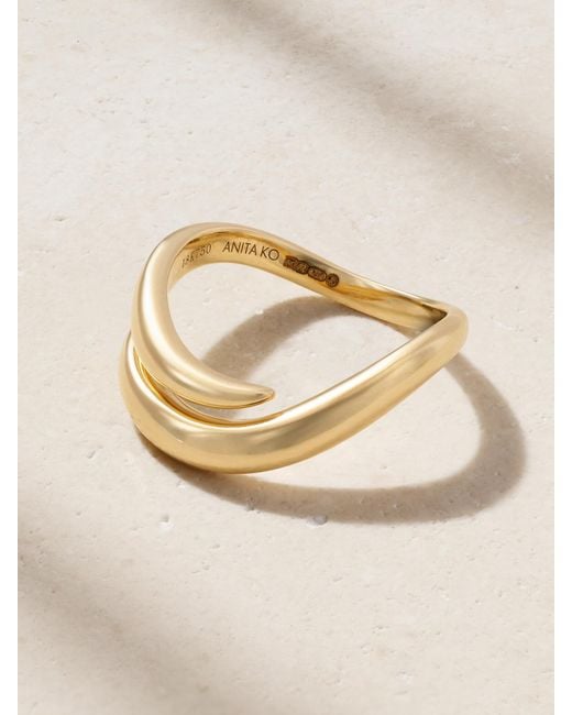Anita Ko Zara 18-Karat Ring in Natural | Lyst
