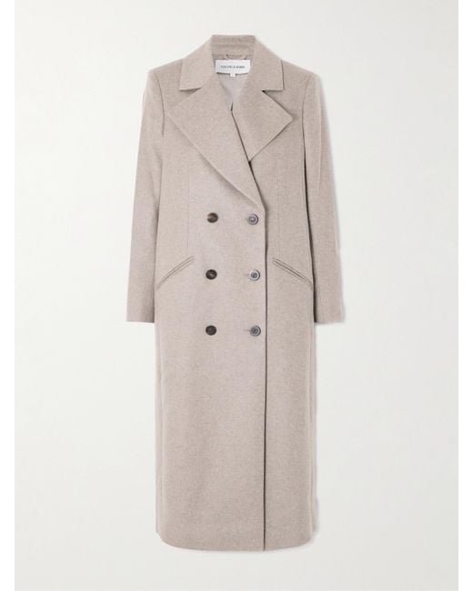Veronica Beard Seth Dickey Double-Breasted Wool And Cashmere-Blend ...