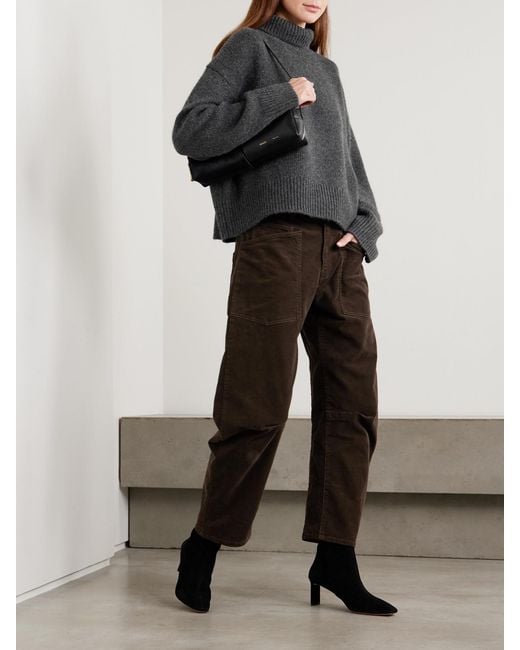 Nili Lotan Tabitha Cashmere Turtleneck Sweater in Grey | Lyst UK