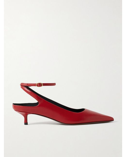 Neous Fornax Leather Pumps in Red | Lyst