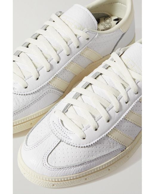 adidas Originals Handball Spezial Leather Sneakers in White | Lyst UK