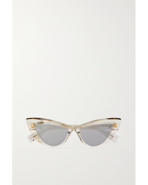 Balmain Jolie Verspiegelte Sonnenbrille Mit Cat Eye Rahmen Aus Azetat