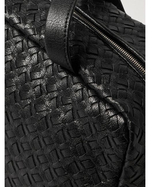 The Row Astra Woven Leather Shoulder Bag in Black | Lyst