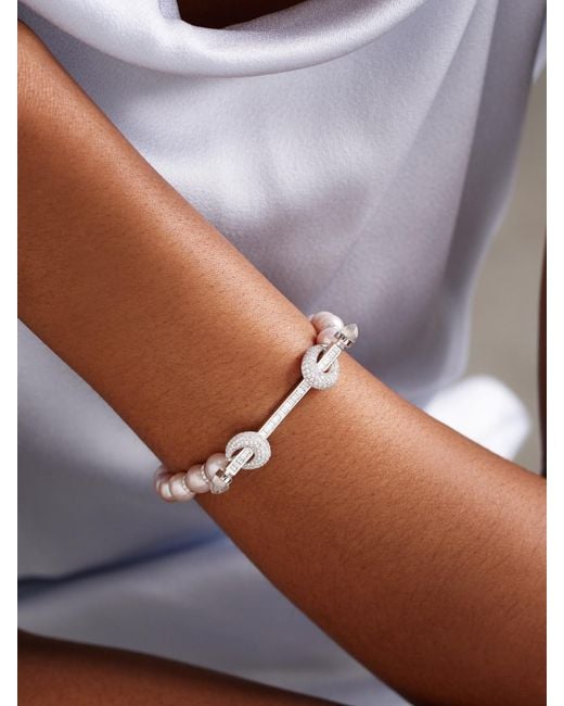 ANANYA Chakra 18-Karat Multi-Stone Bracelet in Natural | Lyst UK