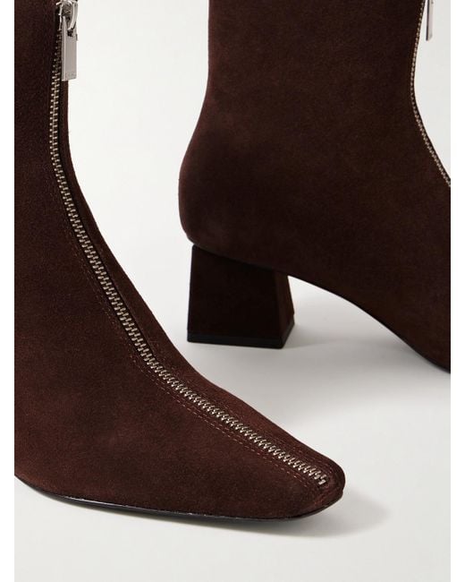 Jonathan Simkhai Ryder Suede Ankle Boots in Brown | Lyst UK