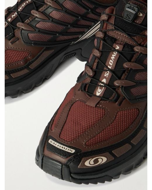 Salomon Acs Pro Gtx Rubber-Trimmed Gore-Tex Mesh Sneakers in Black | Lyst