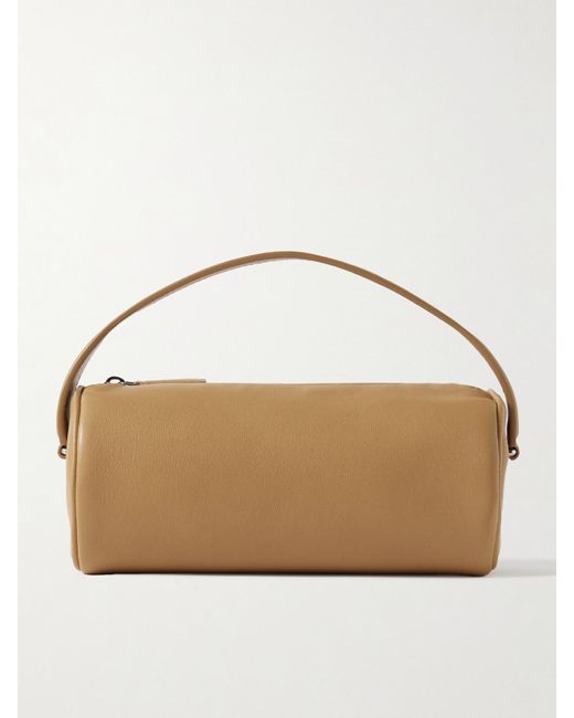 The Row '90S Leather Tote in Metallic | Lyst