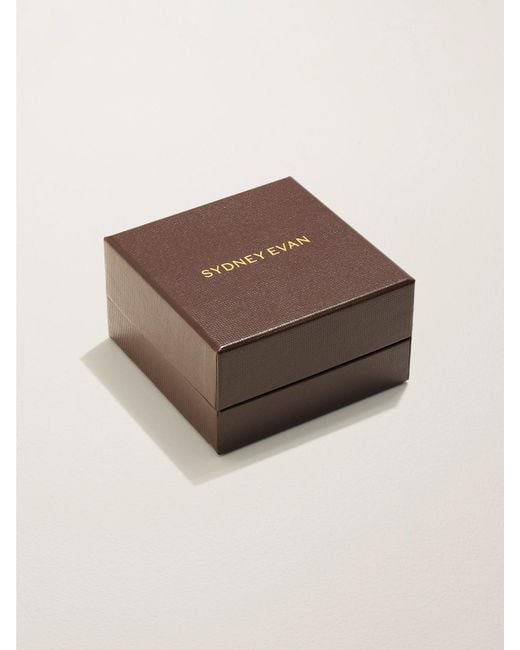 Sydney Evan Marquise Eye 14-Karat Diamond Anklet in Natural | Lyst UK