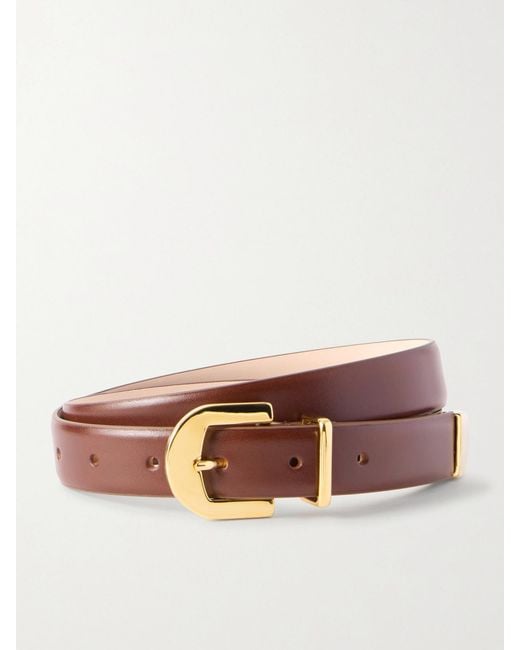 DEHANCHE Indus Leather Belt in Brown | Lyst UK
