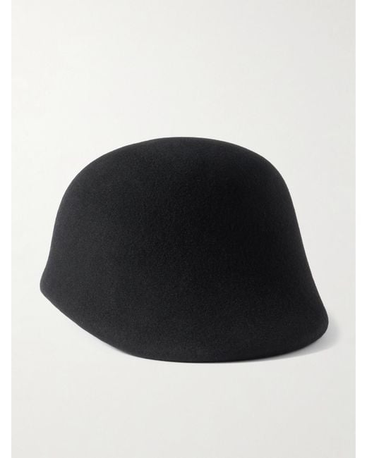 Gigi Burris Millinery Rex Wool-Felt Bucket Hat in Black | Lyst UK