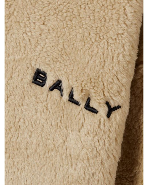 Bally Printed Fleece Half-Zip Jacket in Black | Lyst UK